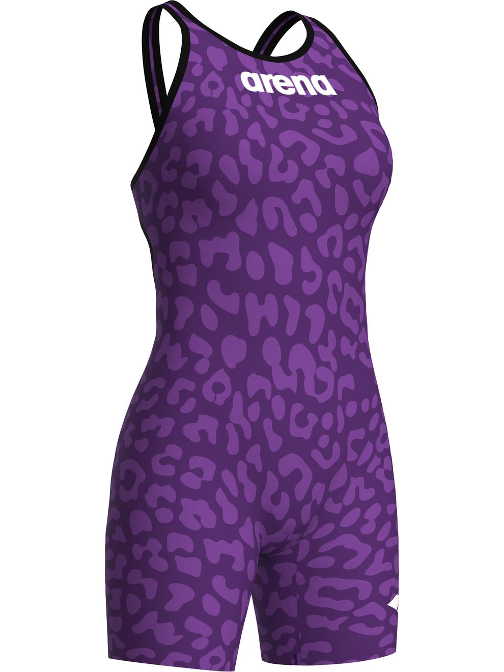 Arena Powerskin Carbon Air 2 Openback Kneeskin - Leopard Violet