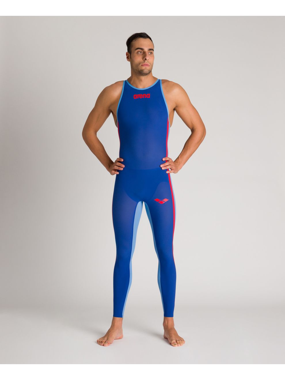 Arena Powerskin R-Evo+ Full Body Closed Back Open Water Mens Suit - Blue