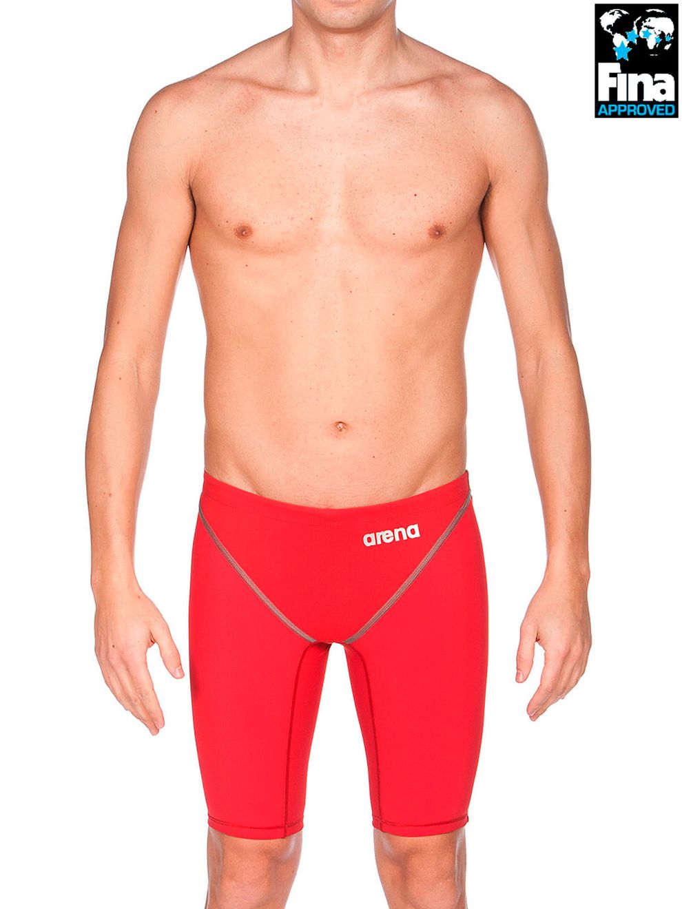 FINA APPROVED Arena Powerskin ST 2.0 Red Jammers