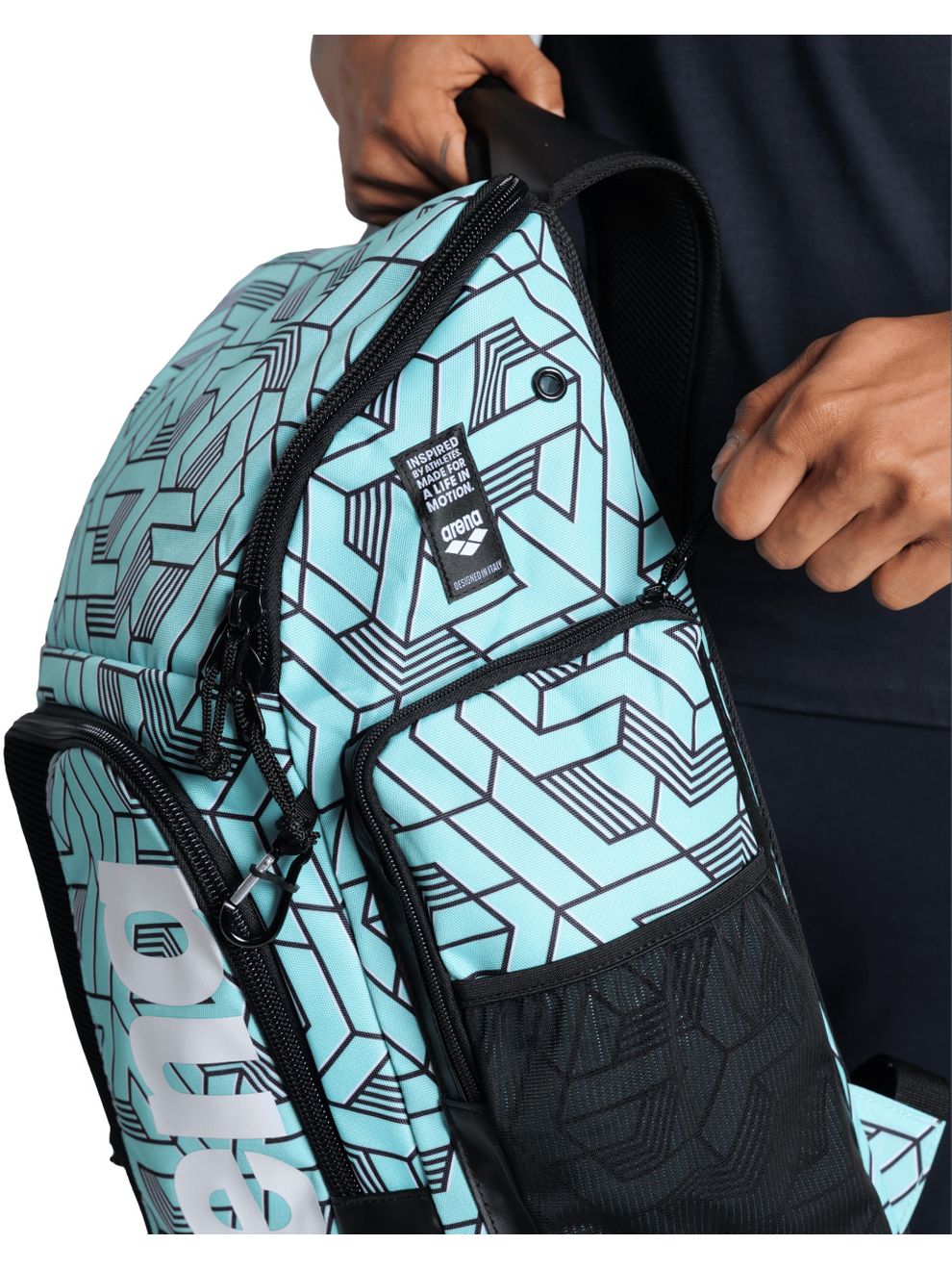 Arena Spiky 3 Backpack 45L - Escape Aqua