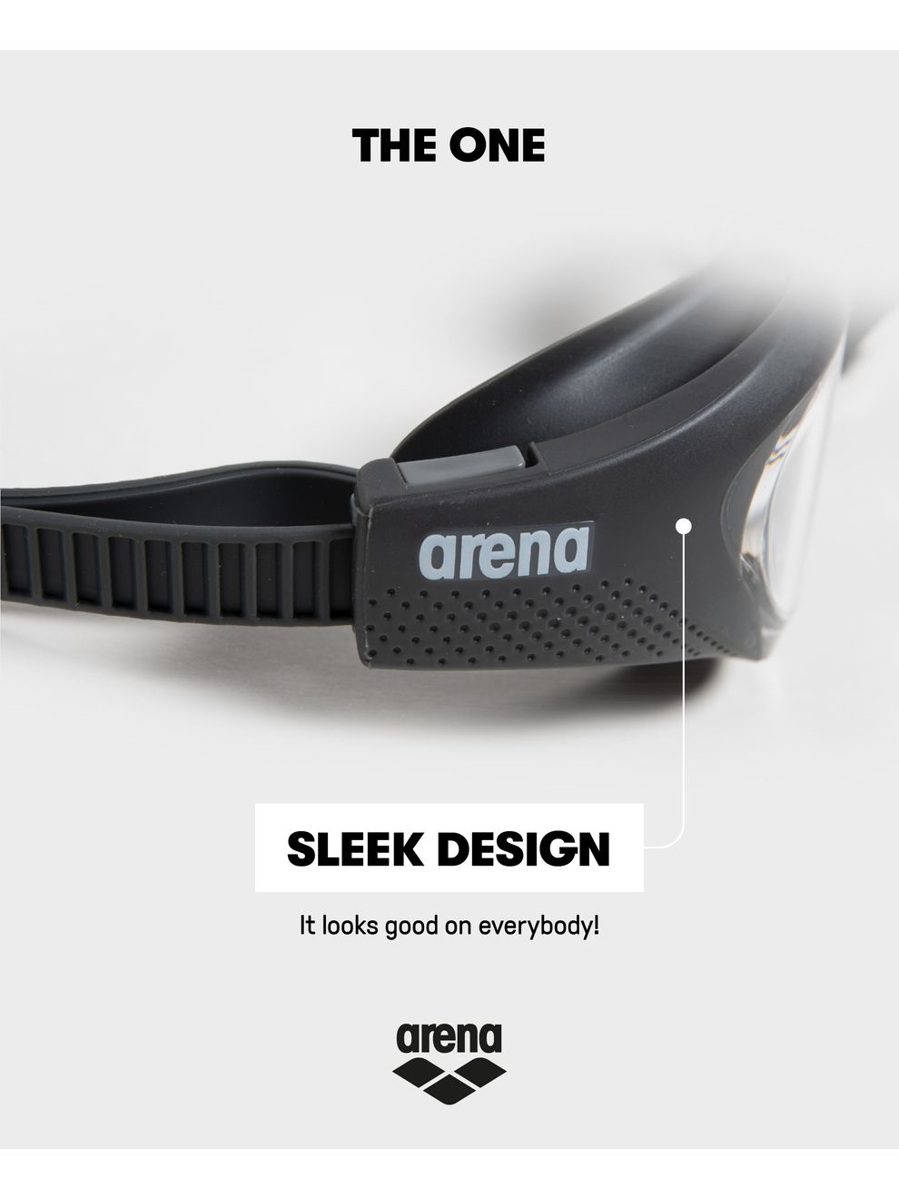 Arena The One Goggles - Clear/Grey