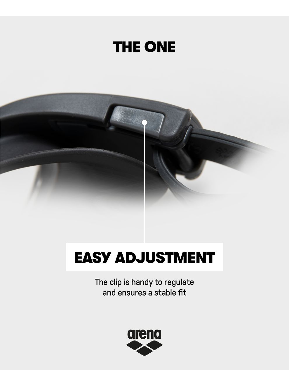 Arena The One Goggles - Clear/Grey