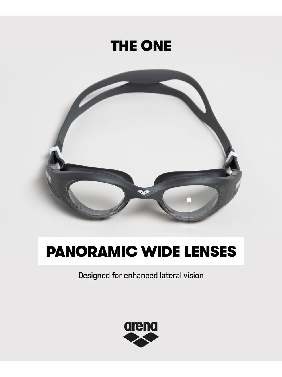 Arena The One Goggles - Smoke/Deep Green