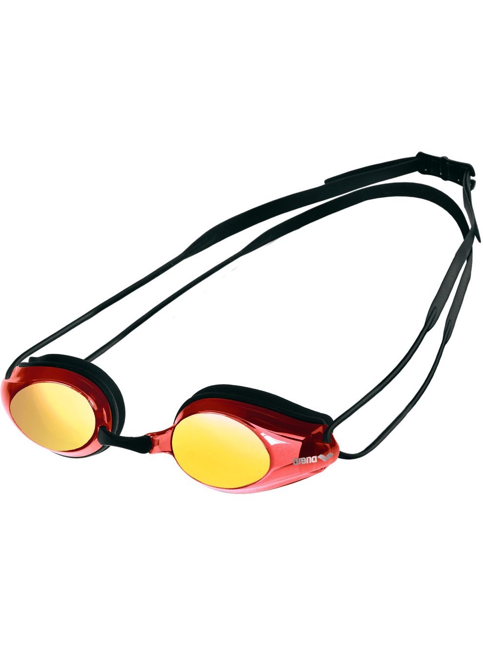 Arena Tracks Mirrored Goggles - Black & Red