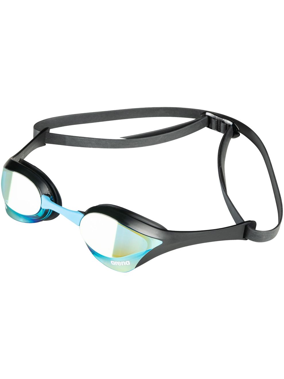 Arena Cobra Ultra Swipe Mirror Goggles - Aqua/Black