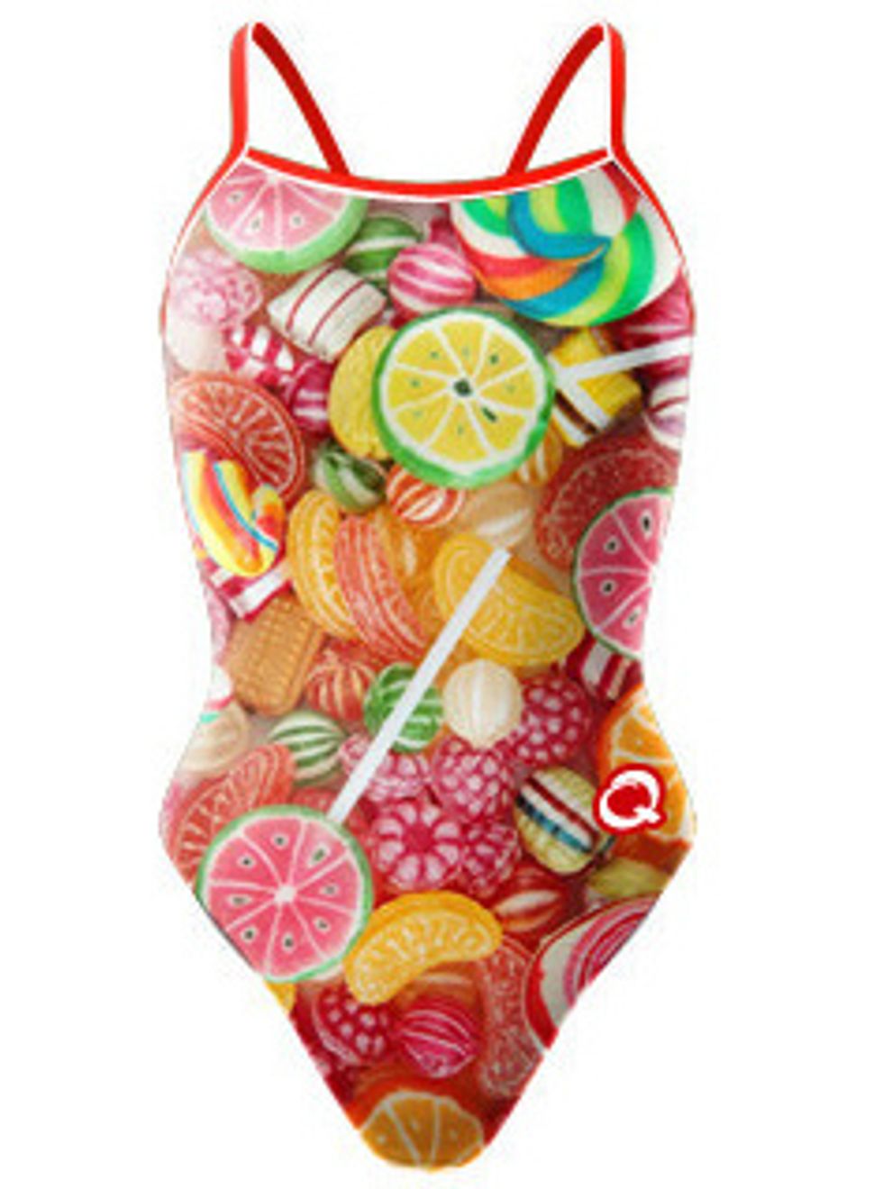 Q Swimwear Candy One Piece Swimsuit