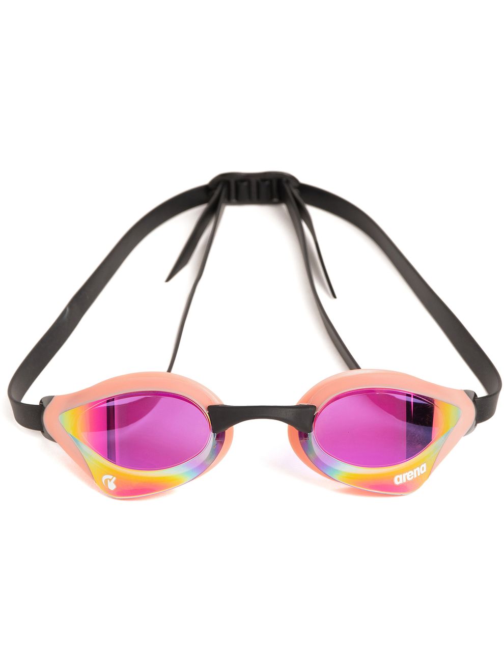 Arena Cobra Core Swipe Goggles - Violet Mirror/Coral