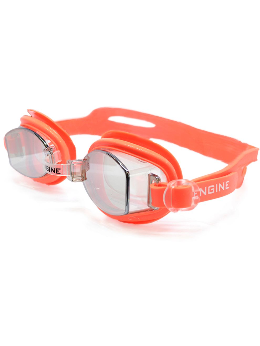 Engine Turbine Mirrored Goggles - Orange