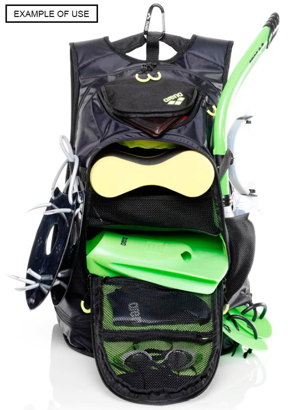 Arena Fastpack 2.0 Lime Backpack