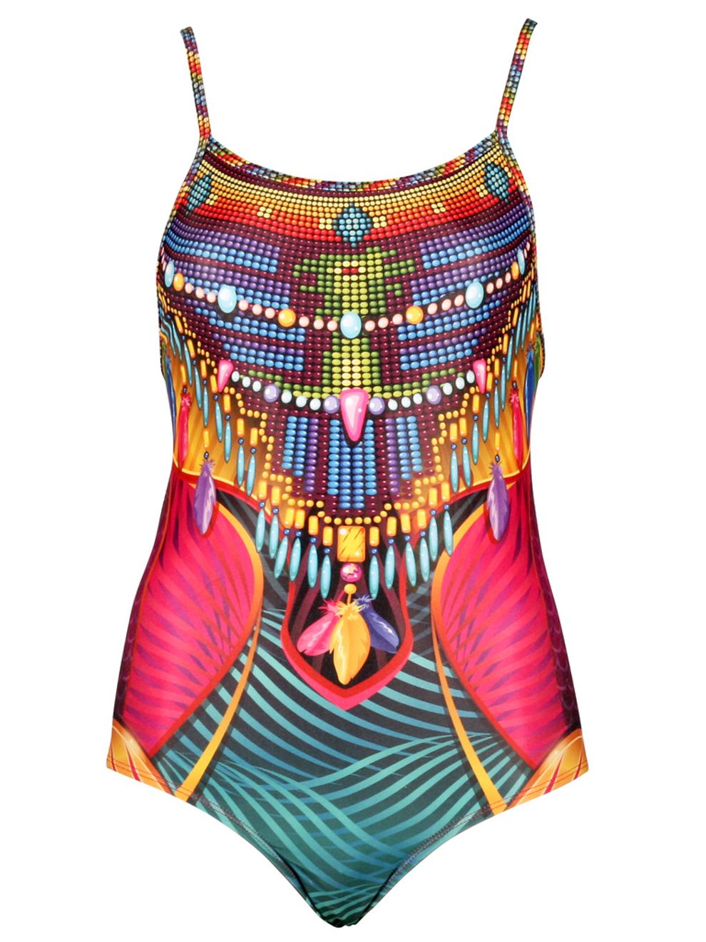 AMANZI Aztec Empress Girls One Piece Swimsuit