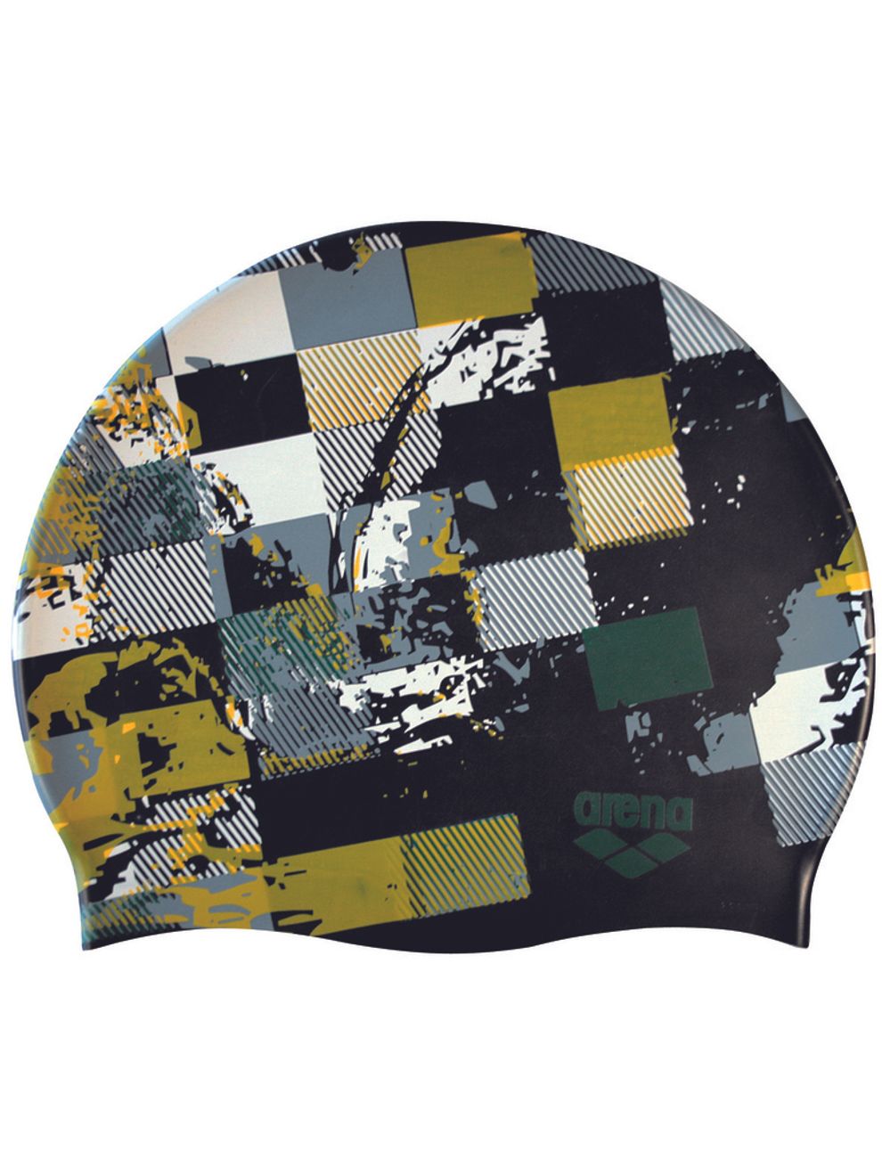 Arena Mahogany Yellow Silicone Swim Cap