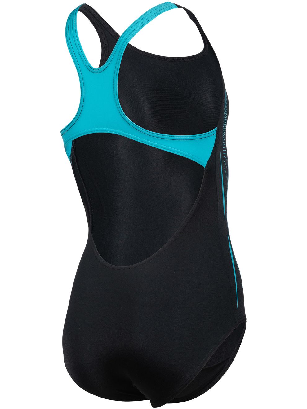 Arena Pro Back One Piece - Black/Martinica