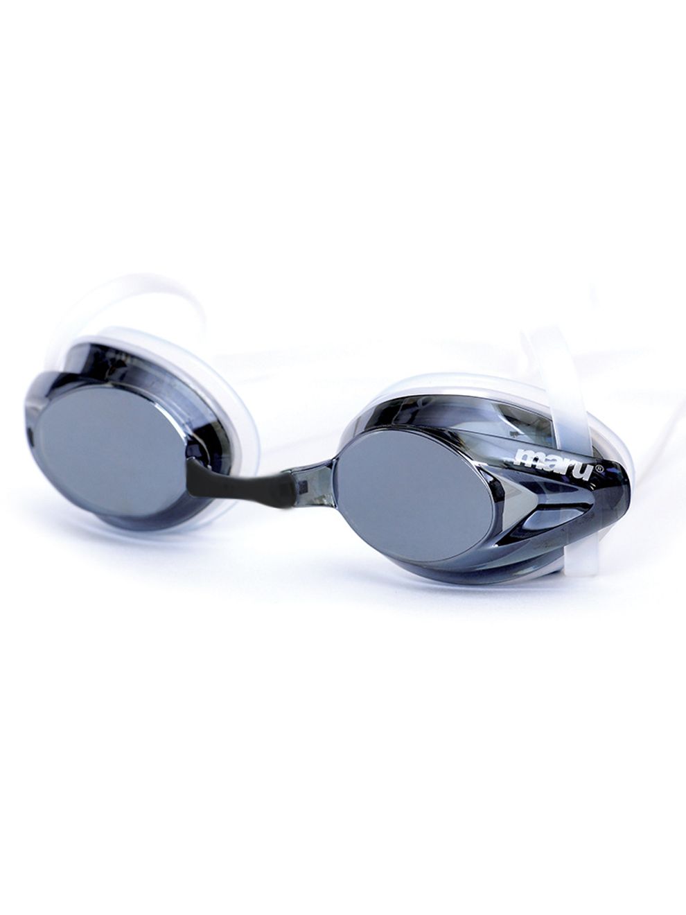Maru Pulse Mirror Silver Swimming Goggles