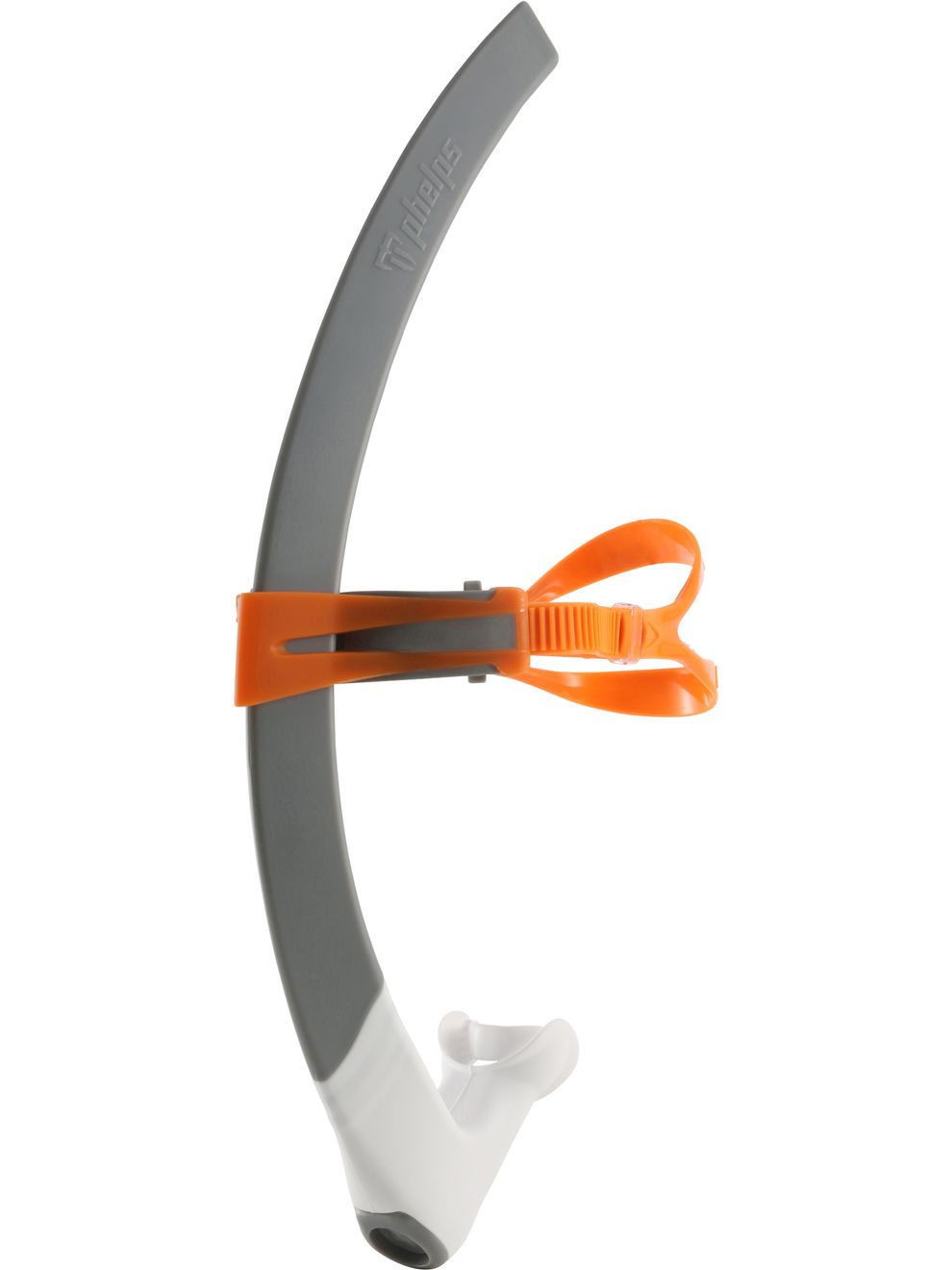 Phelps Focus Centre Snorkel Small Fit - Grey & Orange