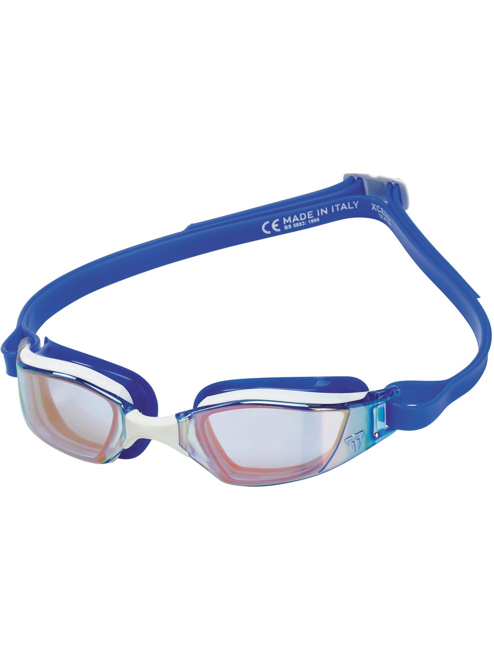 Phelps Xceed Goggles - Titanium Mirrored/White/Blue