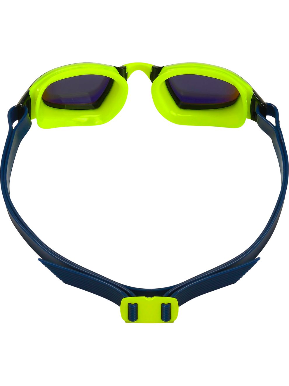 Aqua Sphere Xceed Goggles - Titanium Yellow Mirror/Yellow/Navy
