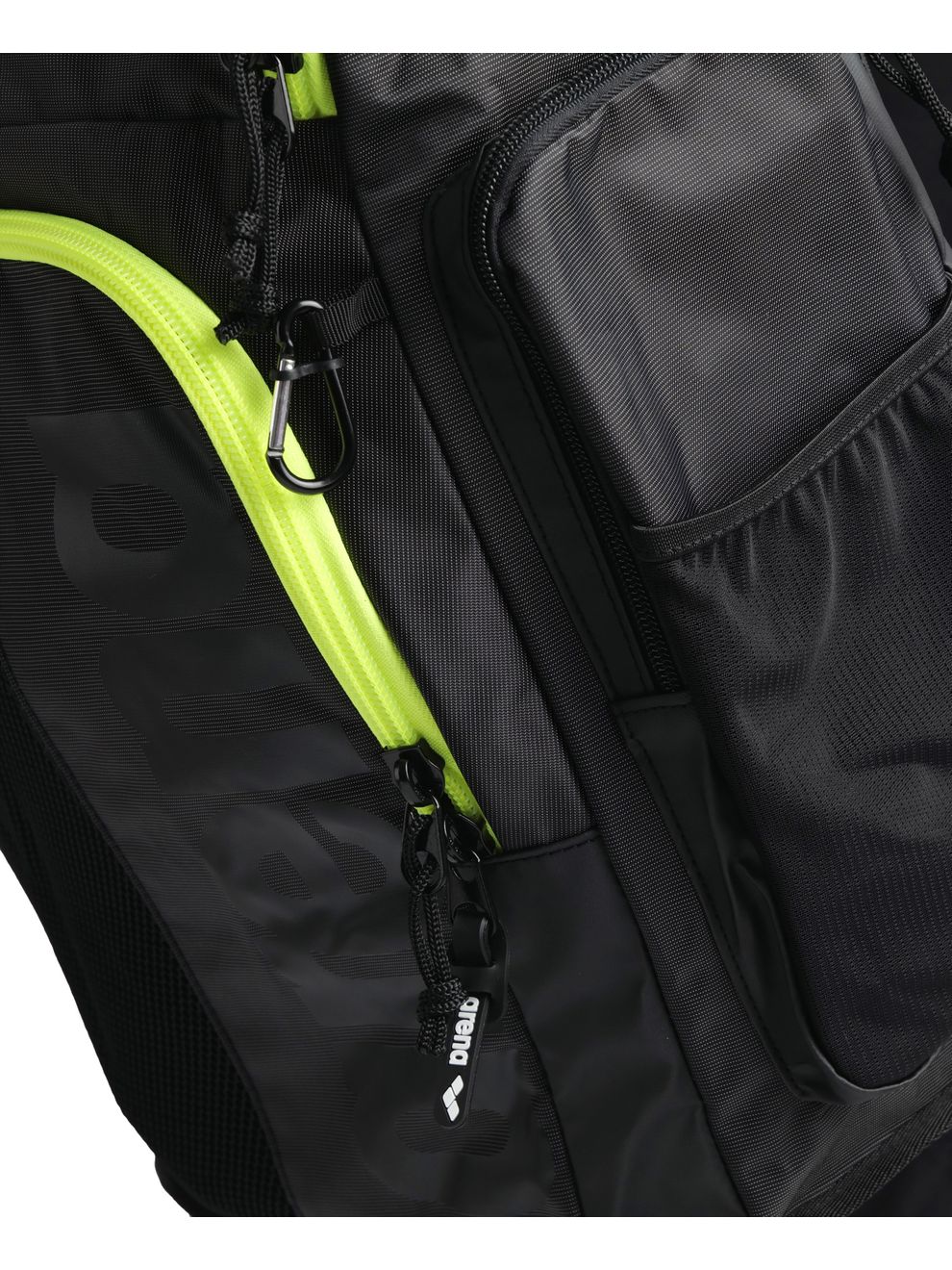 Arena Spiky III Backpack - Dark Smoke/Neon Yellow