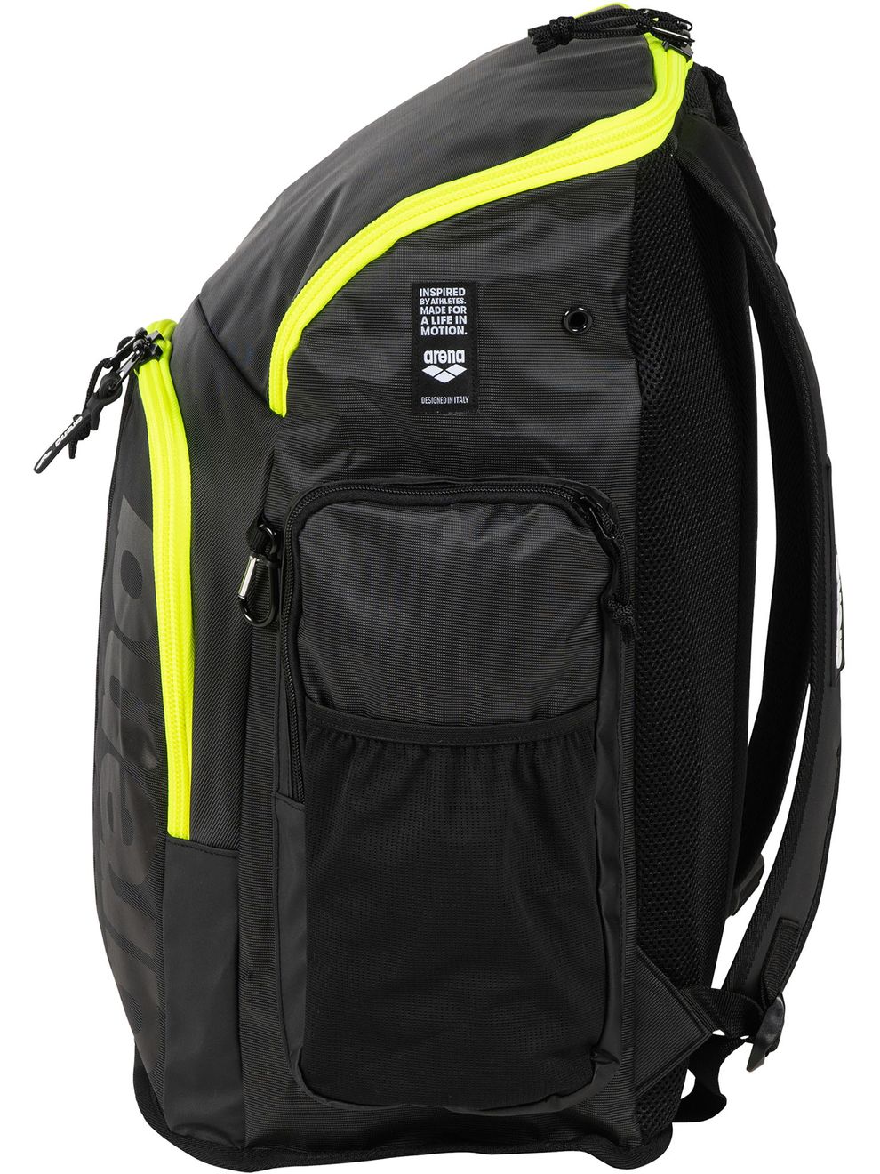 Arena Spiky III Backpack - Dark Smoke/Neon Yellow