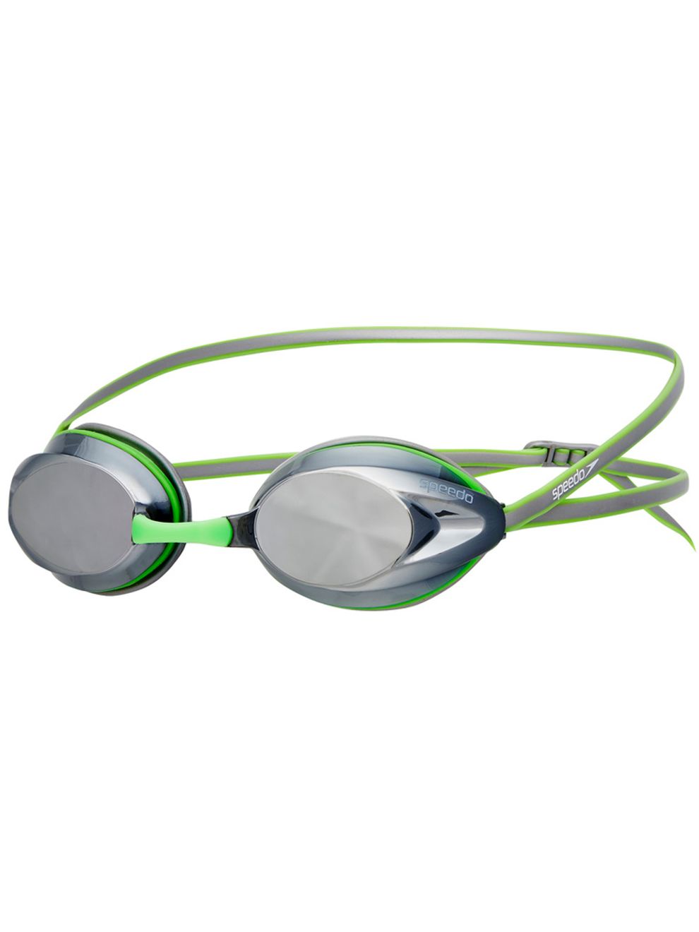 Speedo Opal Mirror Brights Green & Silver Goggles