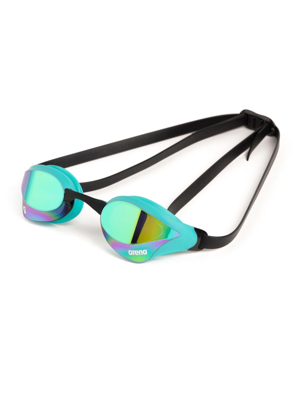 Arena Cobra Core Swipe Goggles - Emerald Mirror/Peacock