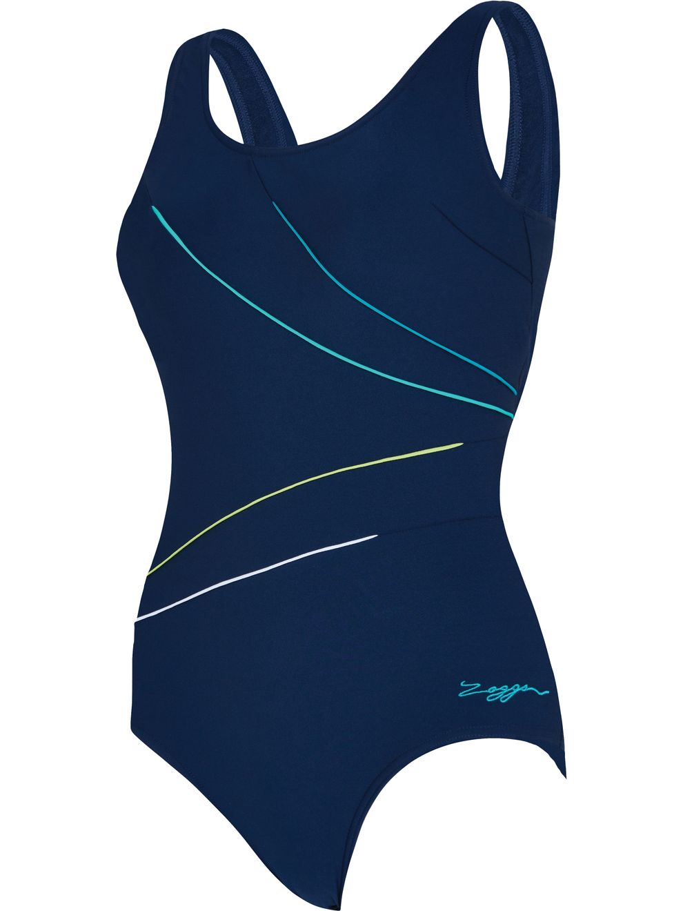 Zoggs Macmasters Scoopback One Piece - Navy/Petrol