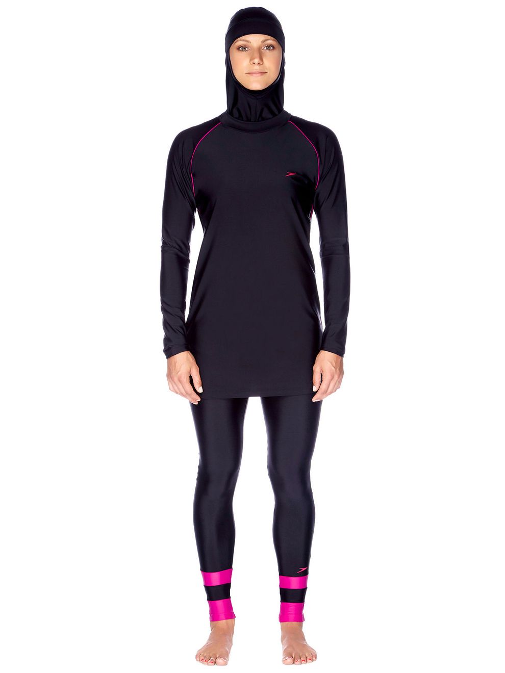Speedo Black & Rose Womens Swim Tunic