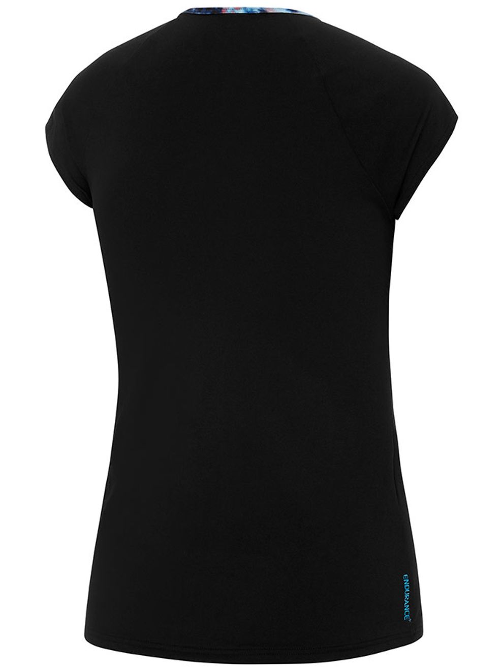 Speedo Black Rain Womens Cap Sleeve Sun Top