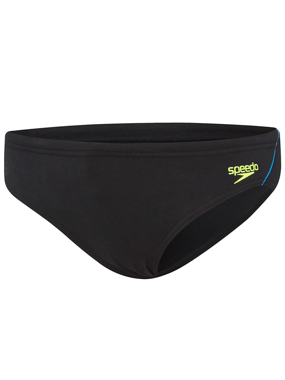 Speedo Endurance Boys Black & Yellow Briefs