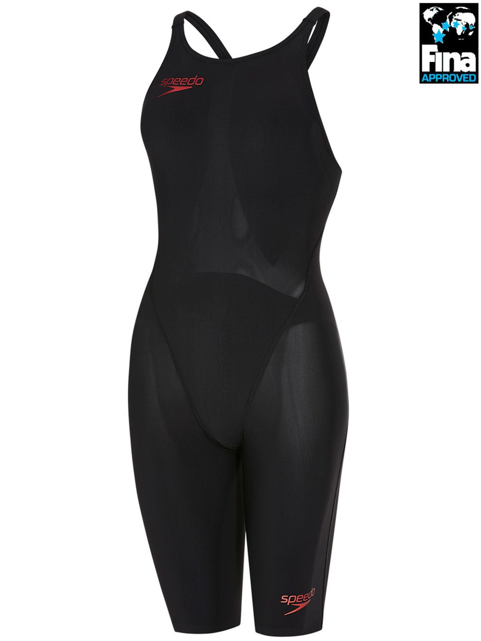 Speedo Fastskin LZR Element Openback Black Kneelength