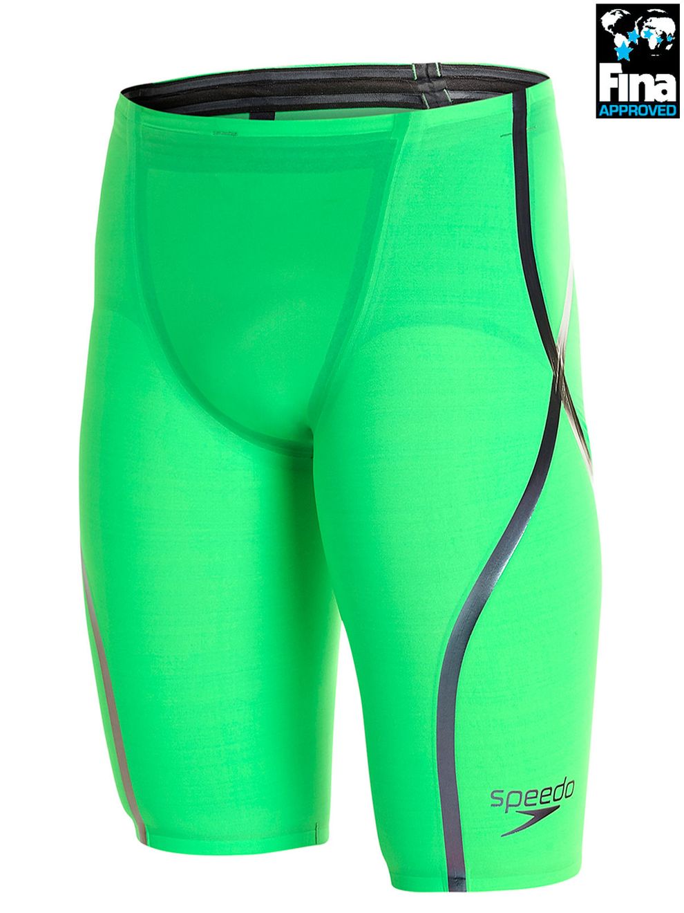 Speedo Fastskin LZR Racer X High Wasted Fluro Green & Purple Jammer