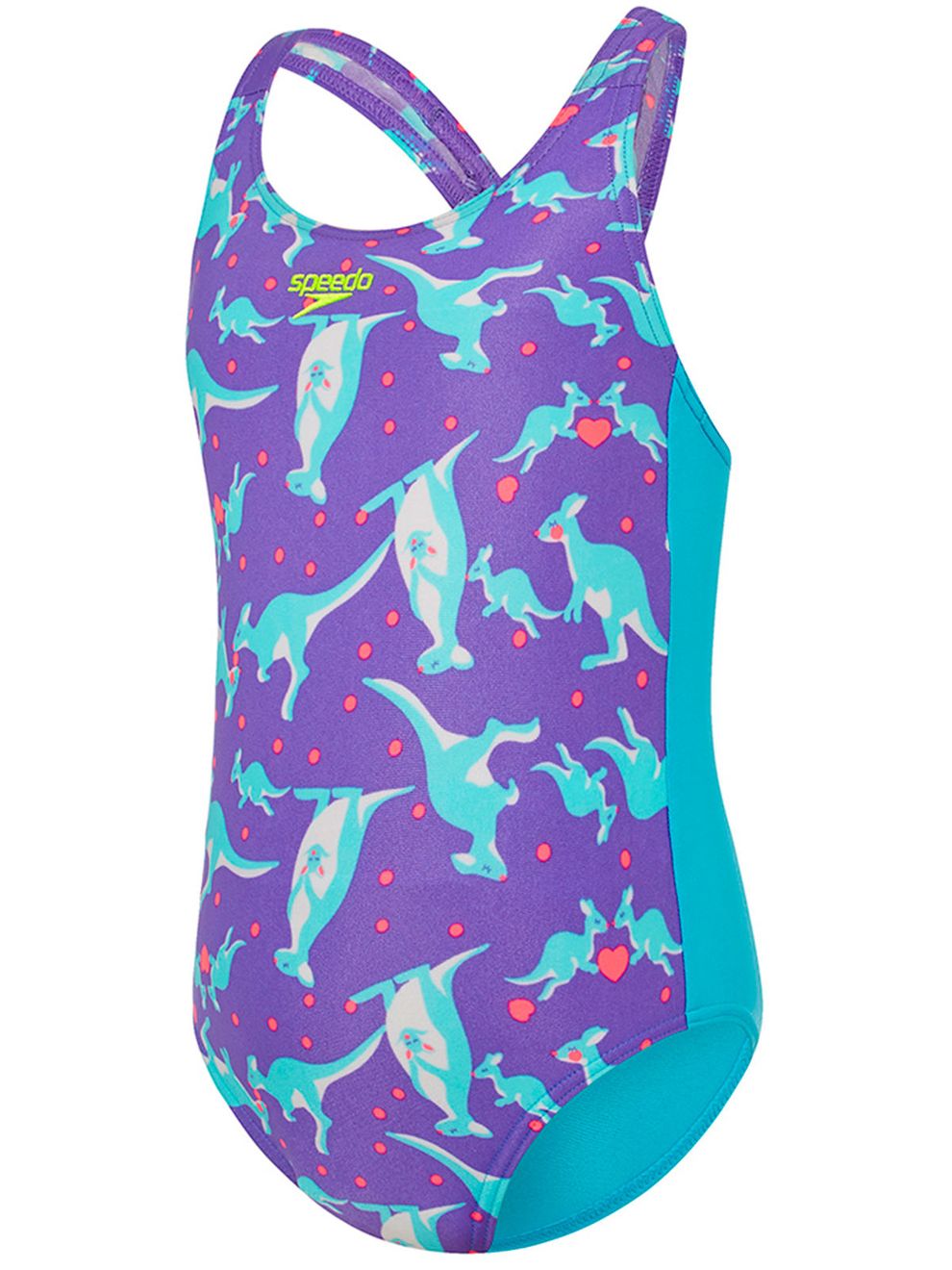 Speedo Kangaroo Medalist Toddler Girls One Piece