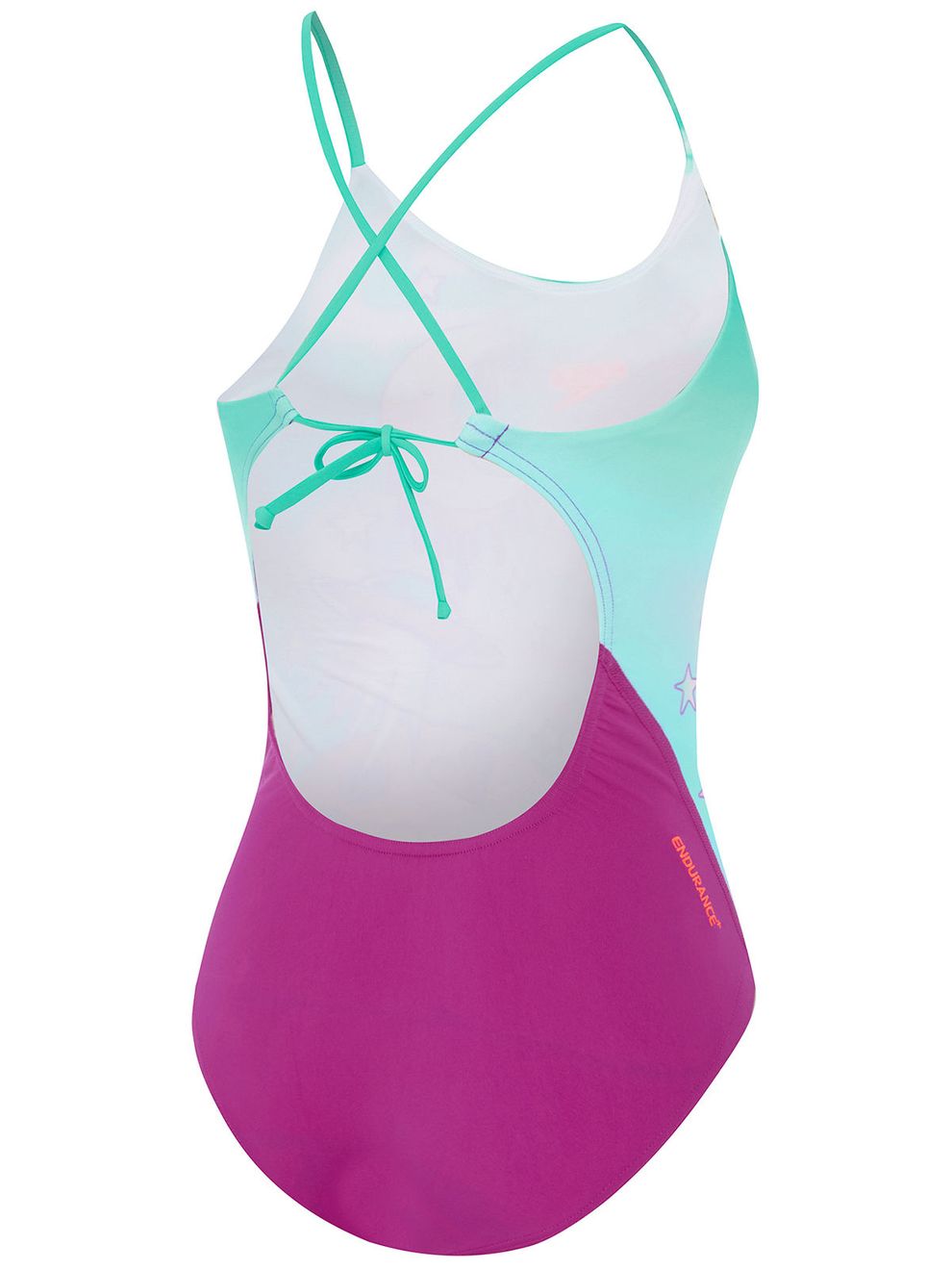 Speedo Limited Edition Series 101 Pastel Galaxy Tie Back One Piece