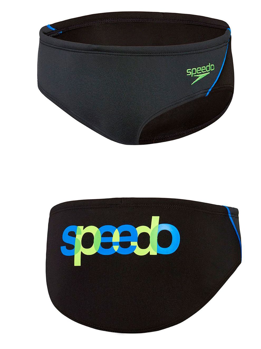 Speedo Logo Azure Toddler Boys Briefs