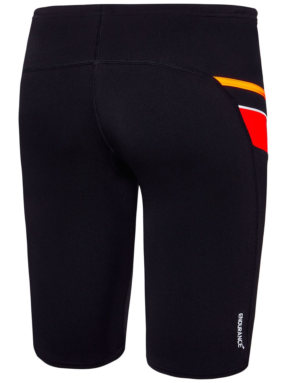 Speedo Macca Black & Orange Mens Jammer