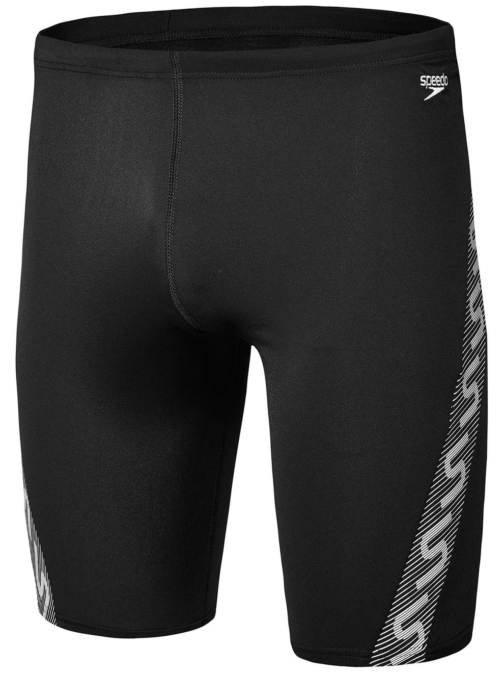 Speedo Monogram Waterboy Black & White Mens Jammers