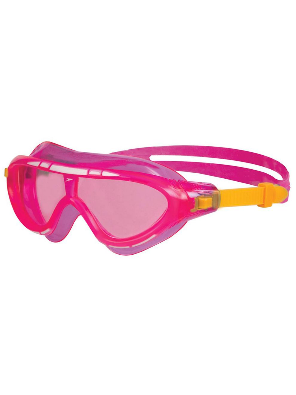 Speedo Rift Junior Pink & Yellow Tinted Lens Goggles