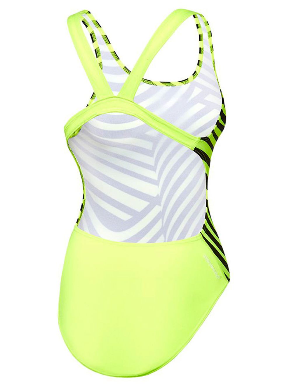 Speedo School Colours Safety Yellow Girls One Piece