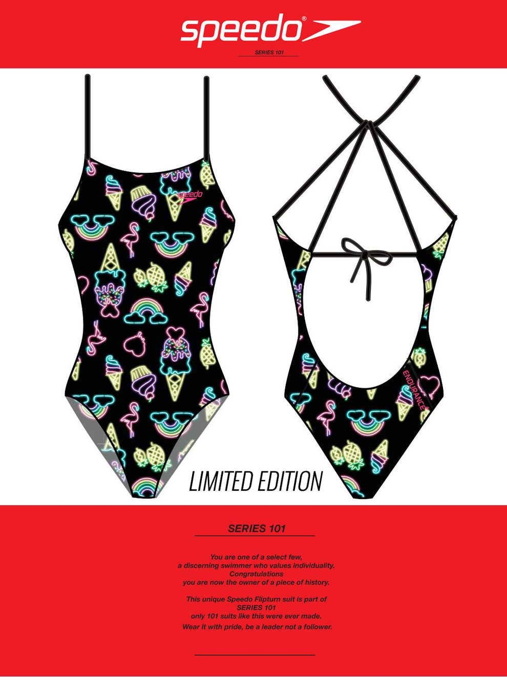 Speedo Series 101 Neon Dreams One Piece