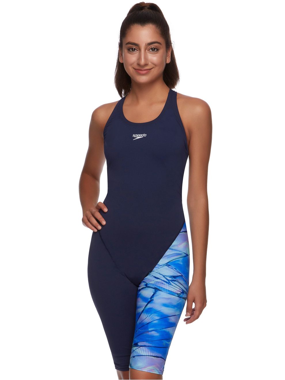 Speedo Shatter Womens Leaderback Legsuit