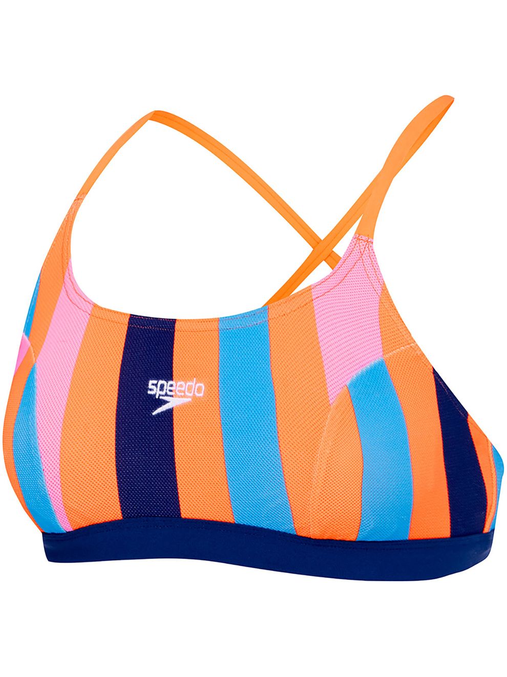 Speedo Summer Stripe Womens Bikini Top