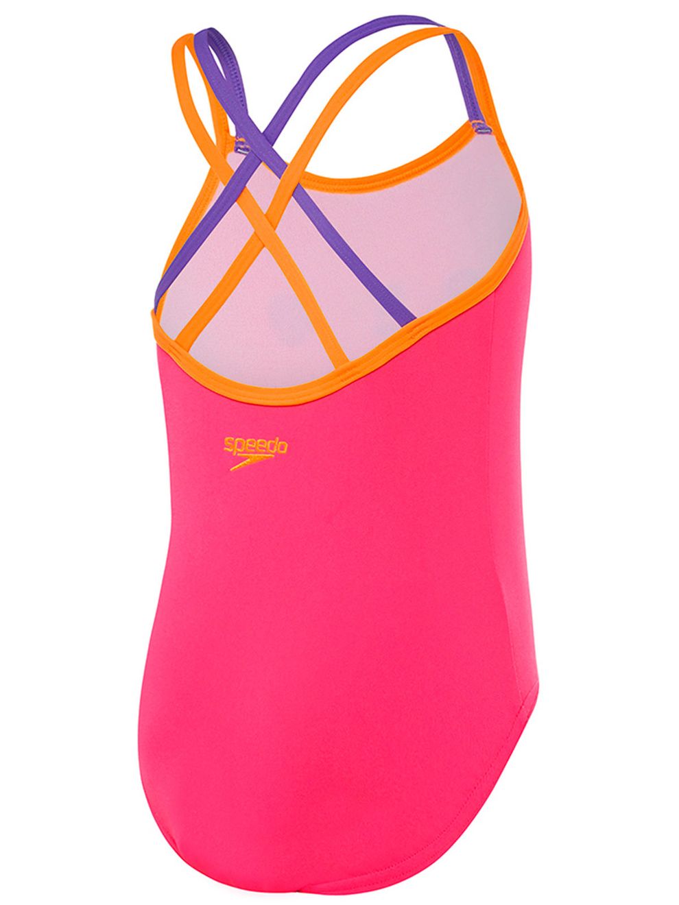 Speedo Sunshine Double Cross Back Toddler Girls One Piece
