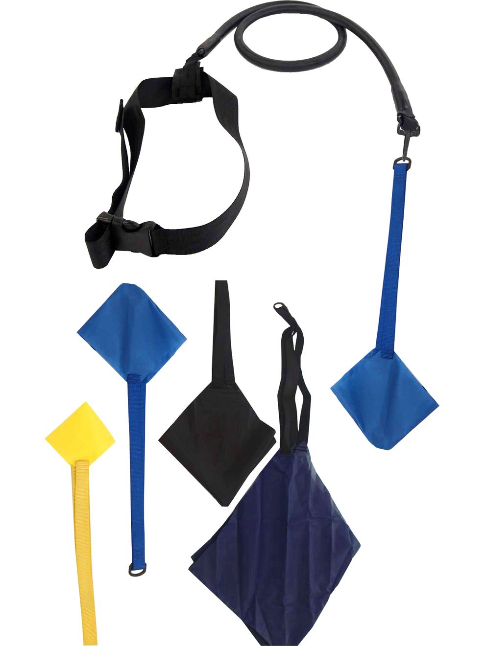 StrechCordz Drag Belt Tow Tether with Chute