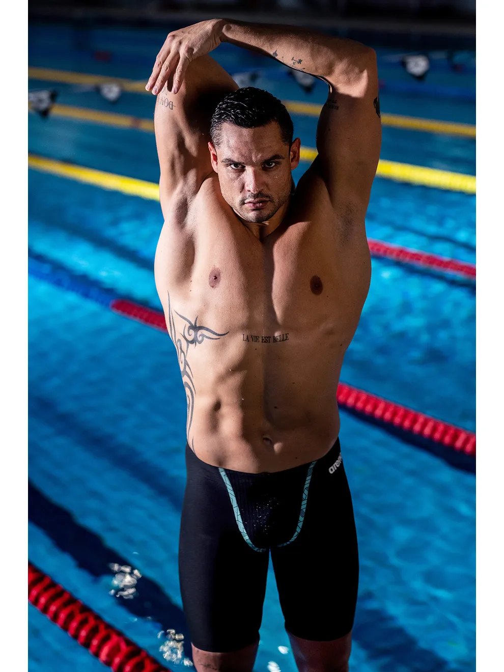 Arena Powerskin Primo Jammers - Black/Teal