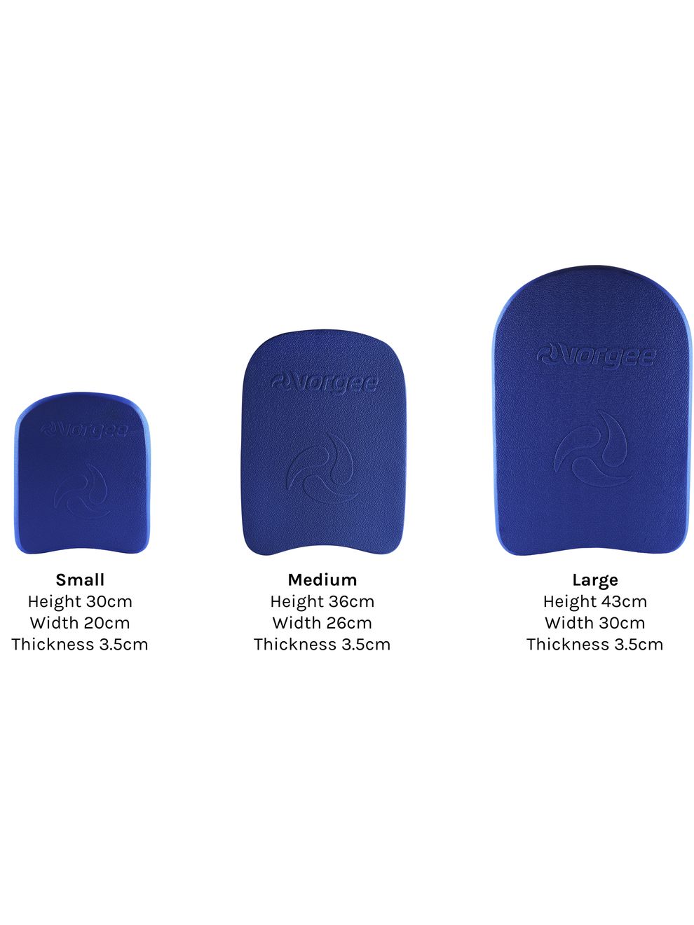 Vorgee Large Kickboard - Blue