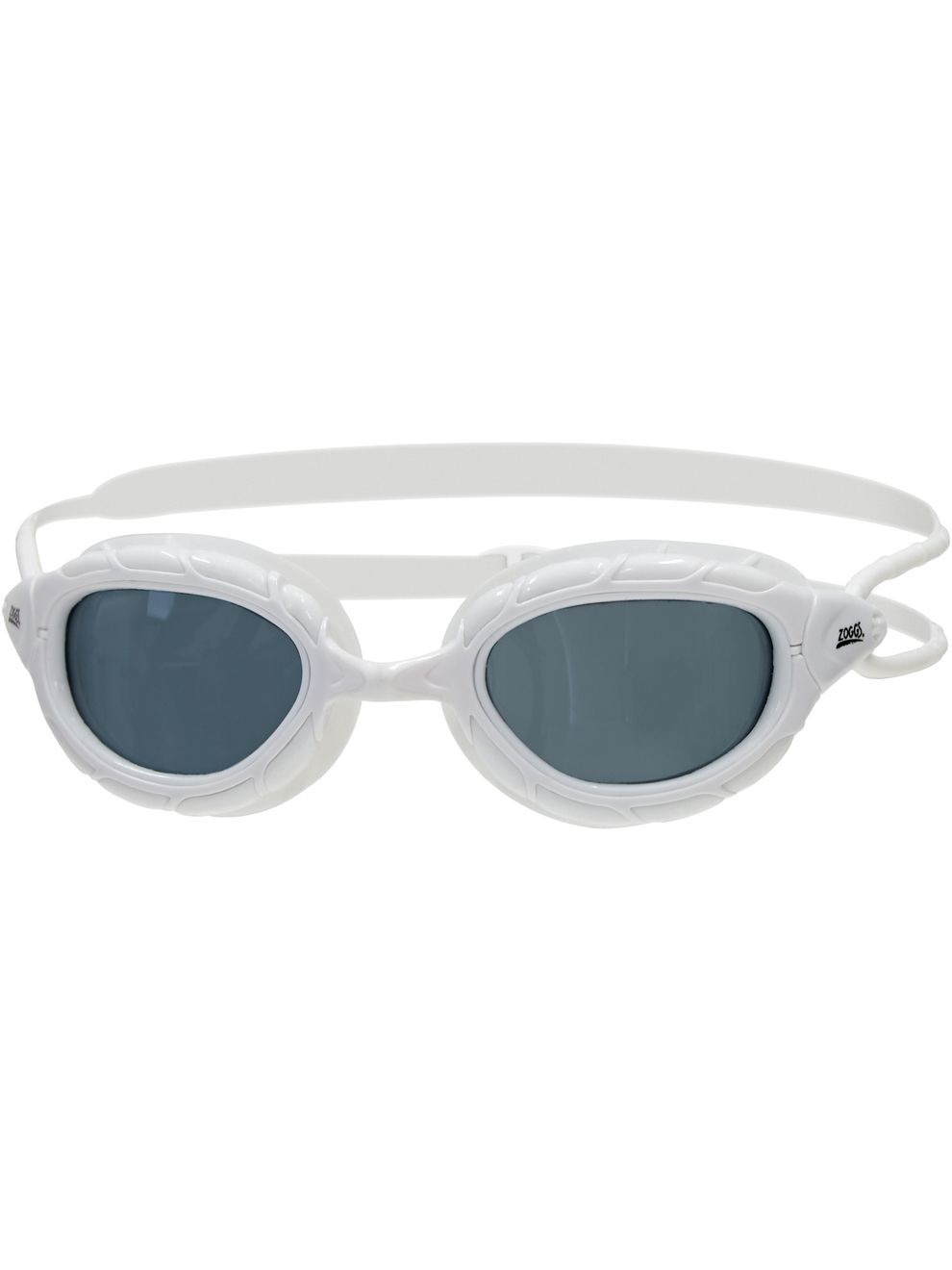 Zoggs Predator Goggles Small Fit - Smoke/White/White
