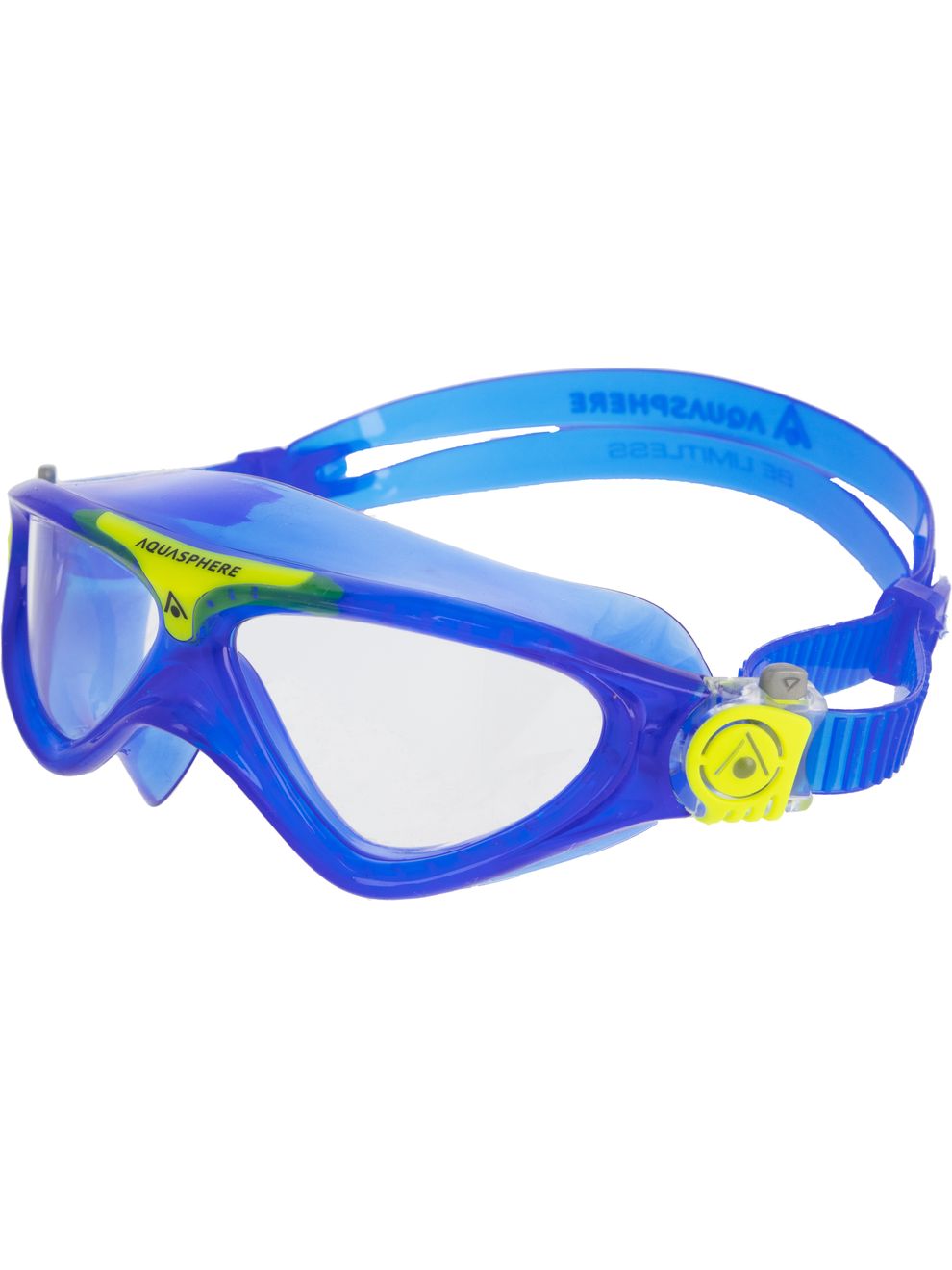 Aqua Sphere Vista Junior Swim Mask - Clear/Blue/Yellow