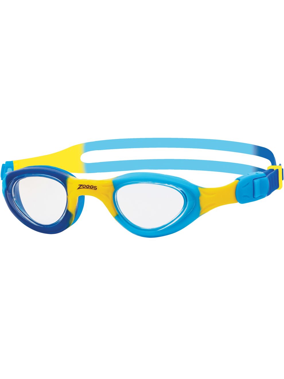 Zoggs Little Super Seal Goggles - Clear/Blue/Yellow
