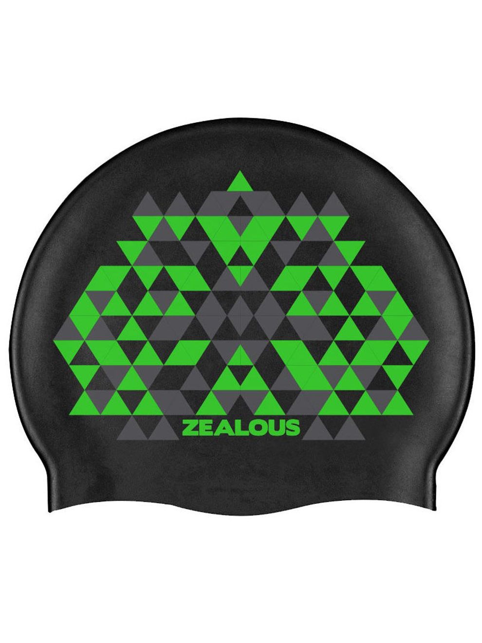 Zealous Green Rampage Swim Cap