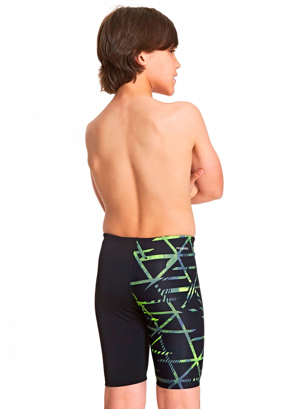 Zoggs Equation Black & Yellow Boys Jammers