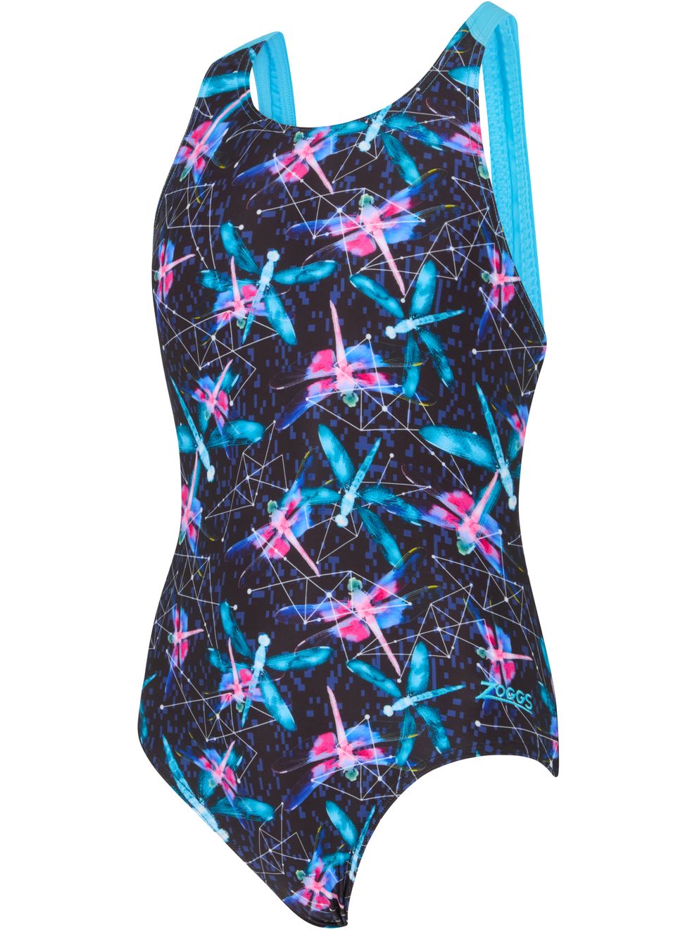 Zoggs Flyback Girls One Piece - Dragonfly